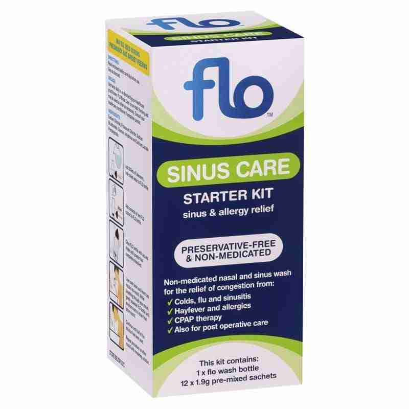 Flo Sinus Care Starter Kit - 12 Sachets for Relief