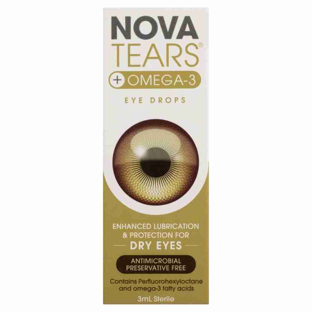 Novatears® + Omega-3 Eye Drops 3Ml - Hydrate & Soothe