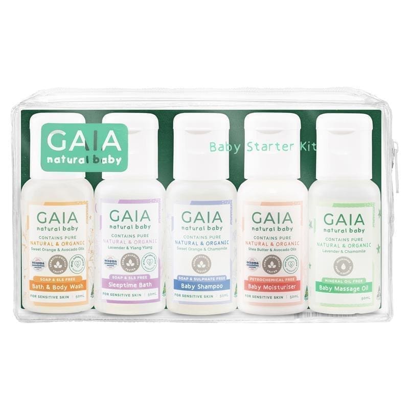 GAIA Baby Starter Kit - Natural Care for Newborns