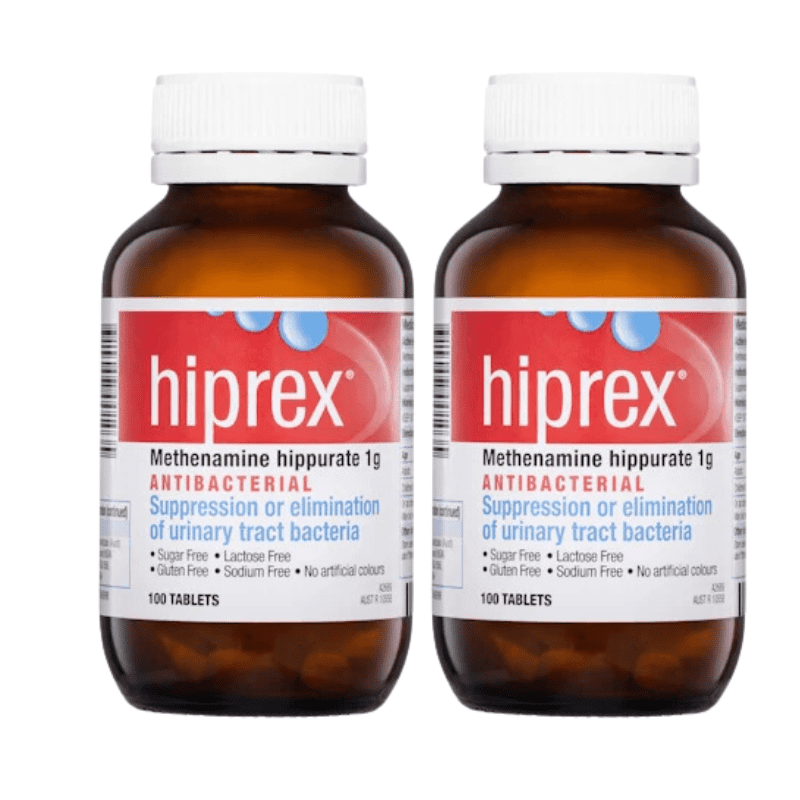 2 x Hiprex 100 Tablets - Eliminate Urinary Tract Bacteria