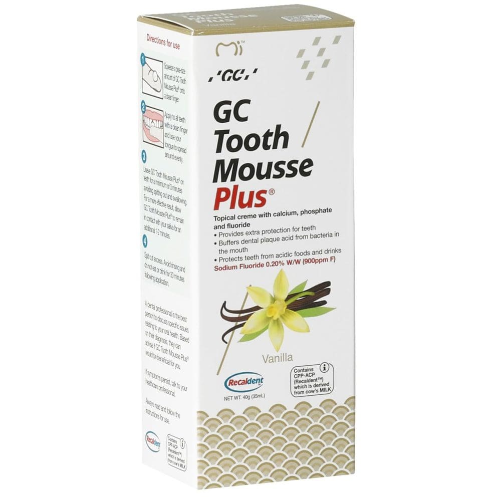 GC Dental Tooth Mousse Plus 40G Vanilla Flavor - Mega Marketplace