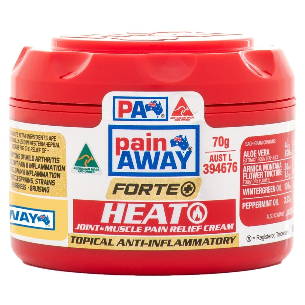 Pain Away Forte Heat Pain Relief Cream 70G - Mega Marketplace